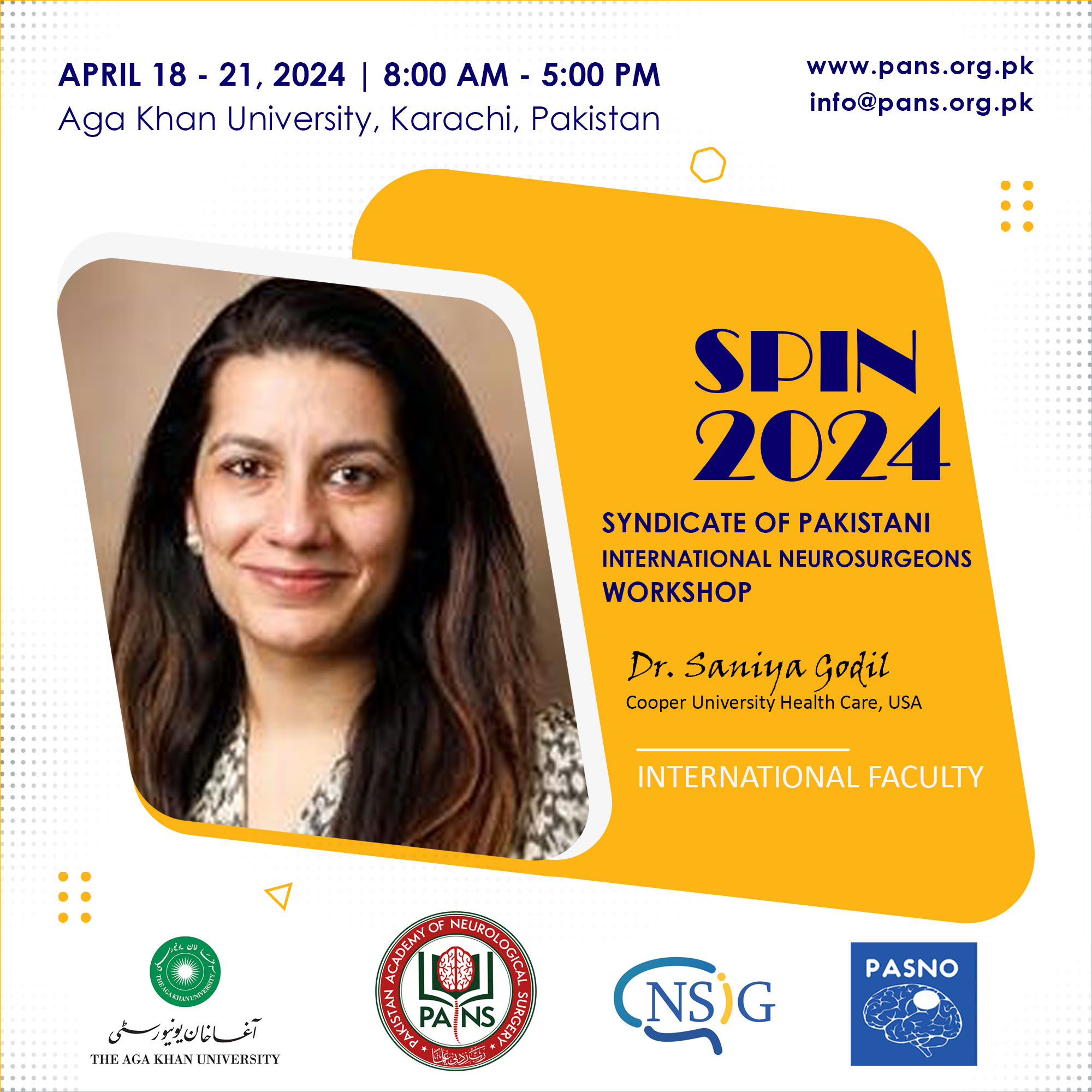 Syndicate of Pakistani International Neurosurgeons Workshop | SPIN 2024 ...